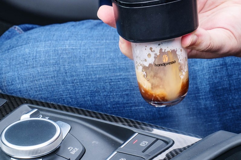 Handpresso Auto Capsule Portable Coffee Maker review: Roadside cafe in ...