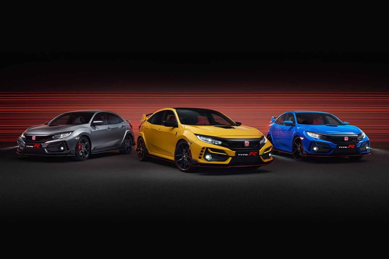 Honda Civic Type R facelifted