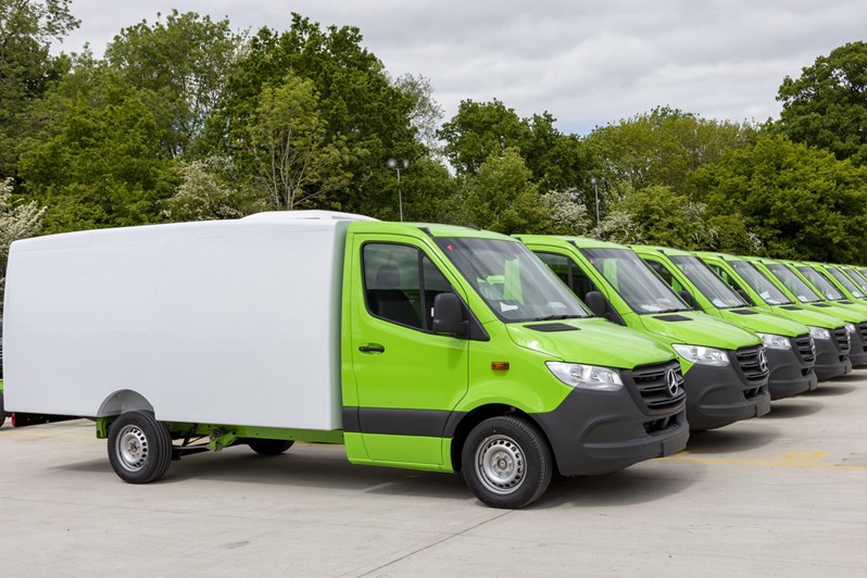 Space-age carbonfibre van body means more payload, less fuel