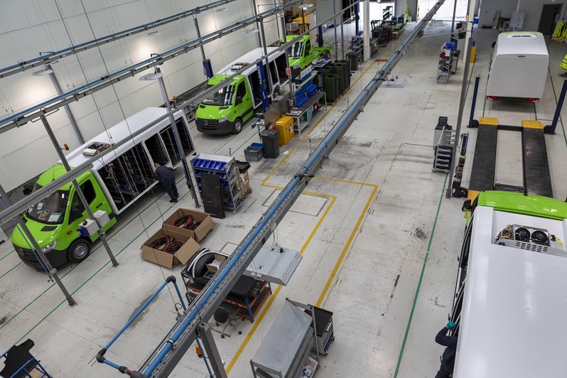 Space-age carbonfibre van body means more payload, less fuel