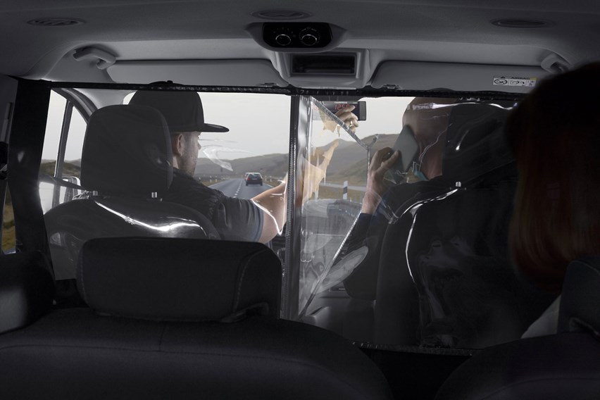 Social distancing protection shields for Ford Transit, Transit Custom ...