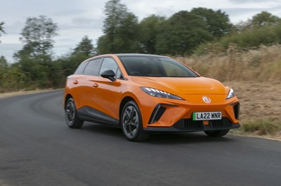 MG MG4 (2025) boot space & practicality