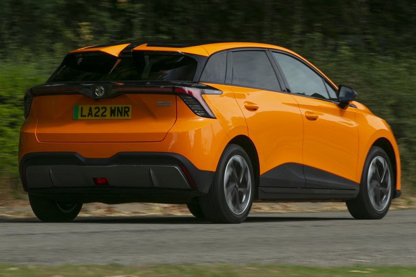 MG MG4 (2025) boot space & practicality