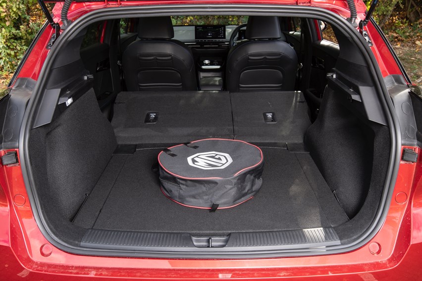 MG MG4 (2024) boot space & practicality