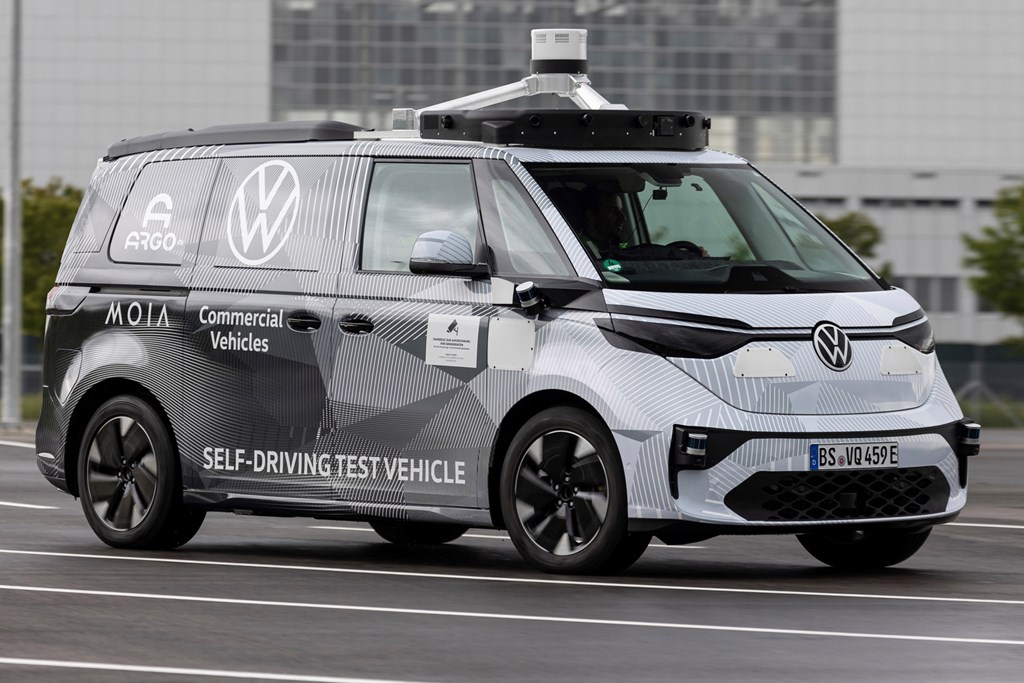 VW reveals prototype self-driving van based on ID.Buzz