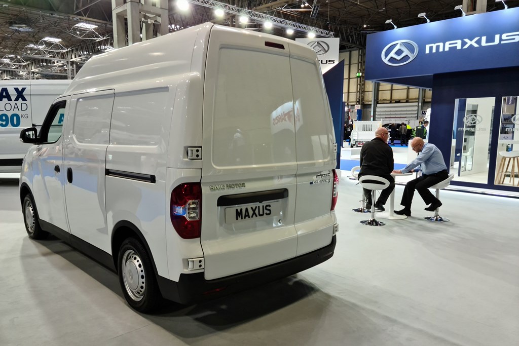 Maxus electric vans and future plans at 2021 CV Show