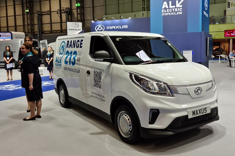 Maxus electric vans and future plans at 2021 CV Show