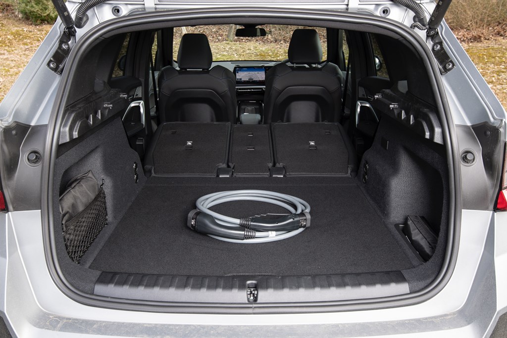 BMW iX1 (2025) boot space & practicality