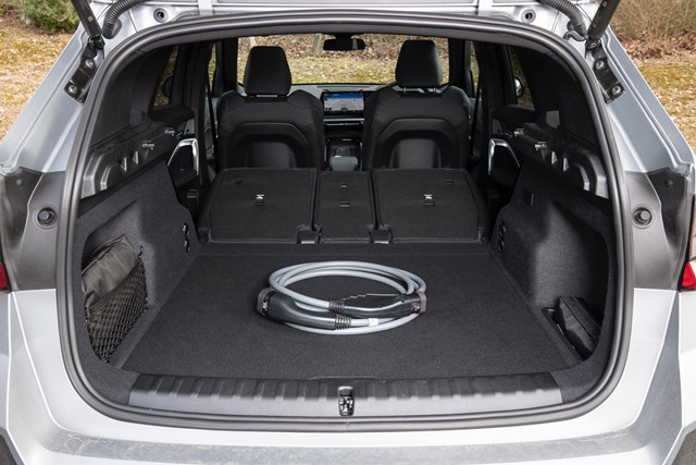 BMW iX1 (2025) boot space & practicality