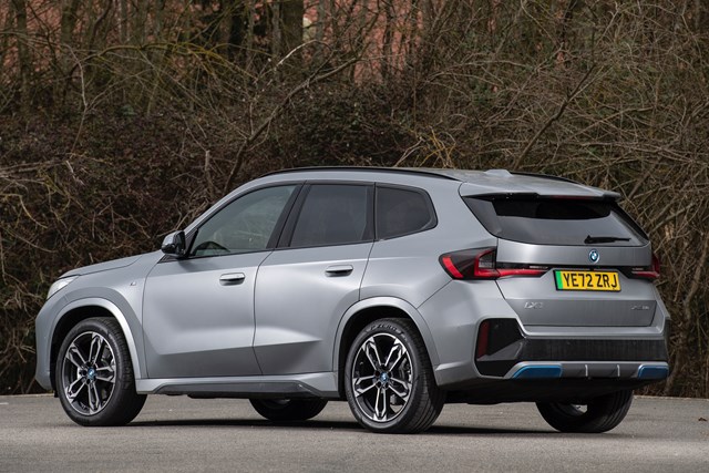 BMW iX1 (2025) boot space & practicality