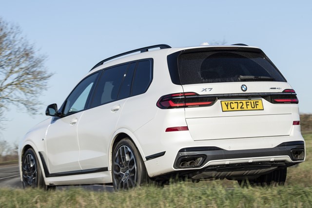 BMW X7 (2025) boot space & practicality