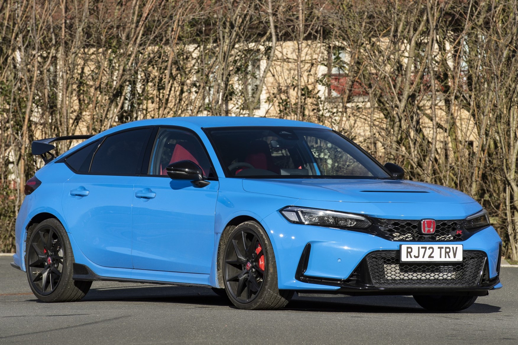Blue Honda Civic Type