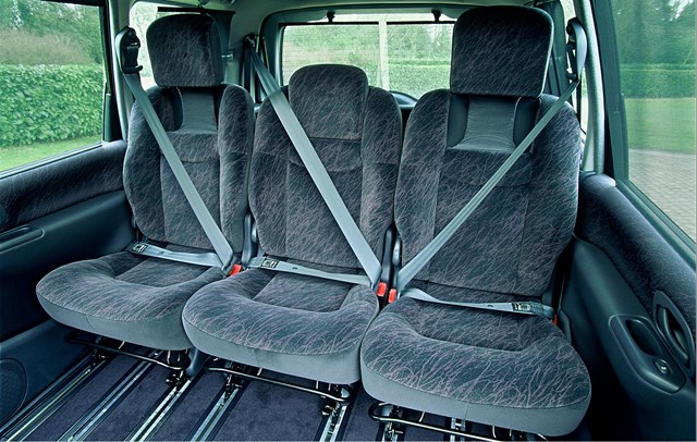 Used Renault Espace Estate (1997 - 2003) boot space & practicality