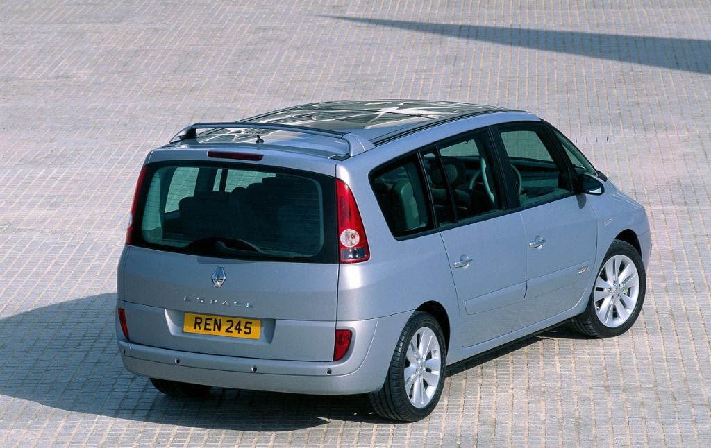 Used Renault Espace Estate (2003 - 2012) boot space & practicality