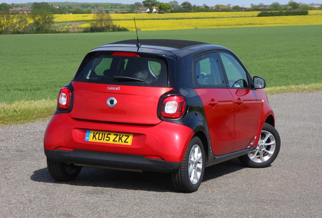 Used Smart Forfour Hatchback (2015 - 2019) boot space & practicality