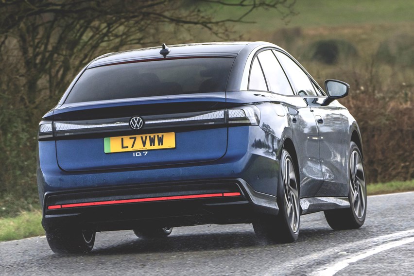 Volkswagen ID.7 (2025) boot space & practicality