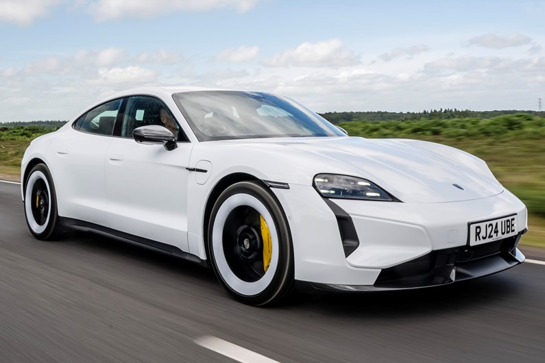 Porsche Taycan Saloon (2019 - 2026) specs & dimensions | Parkers