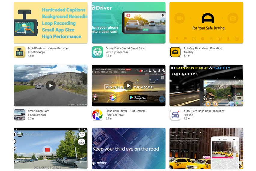 The best dash cam apps: use your mobile phone as a dash cam