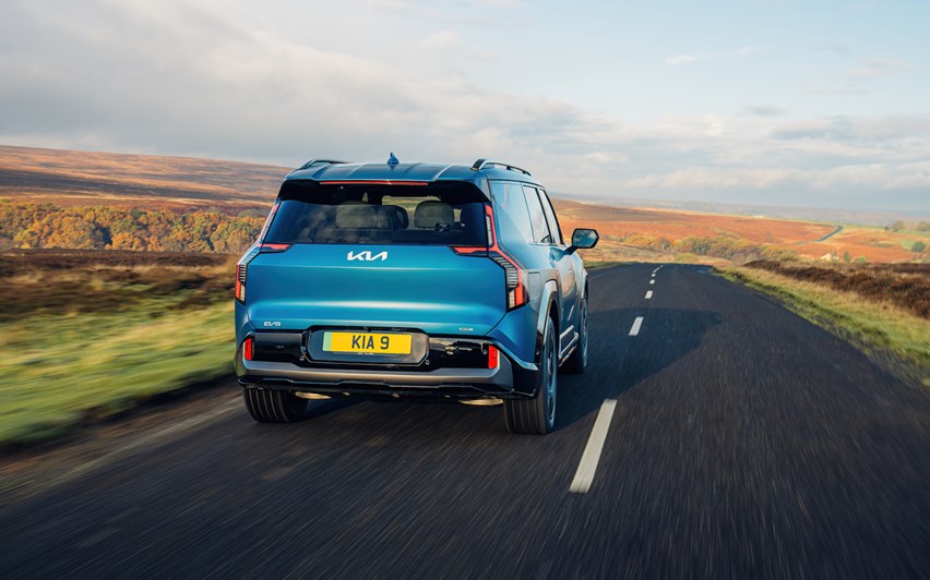 Kia EV9 (2025) boot space & practicality