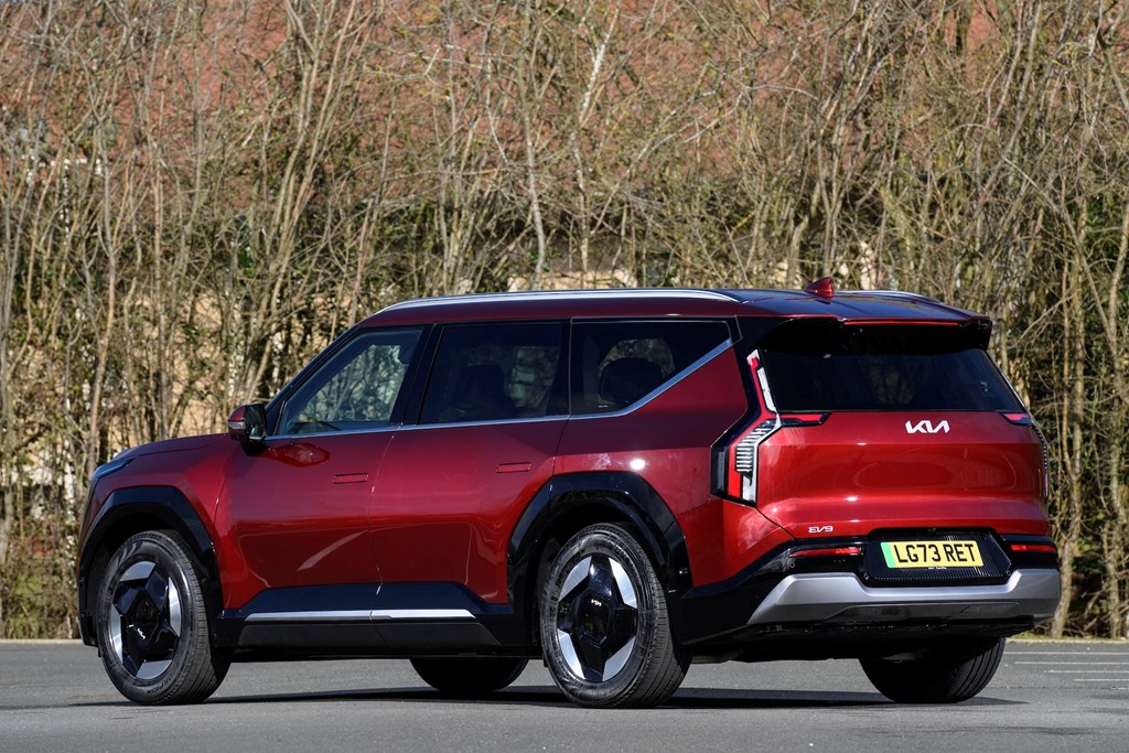 Kia EV9 (2025) boot space & practicality