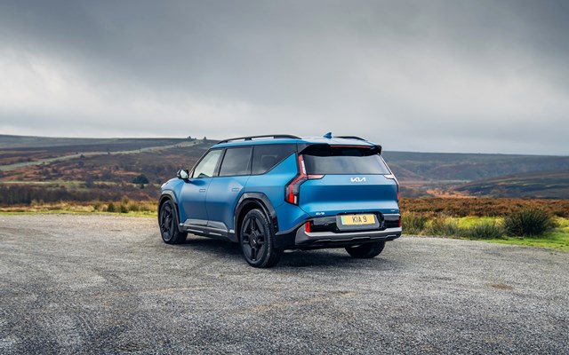 Kia EV9 (2025) boot space & practicality