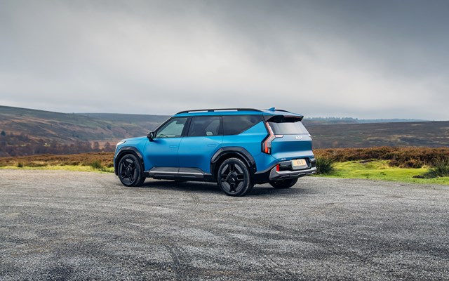 Kia EV9 (2025) boot space & practicality