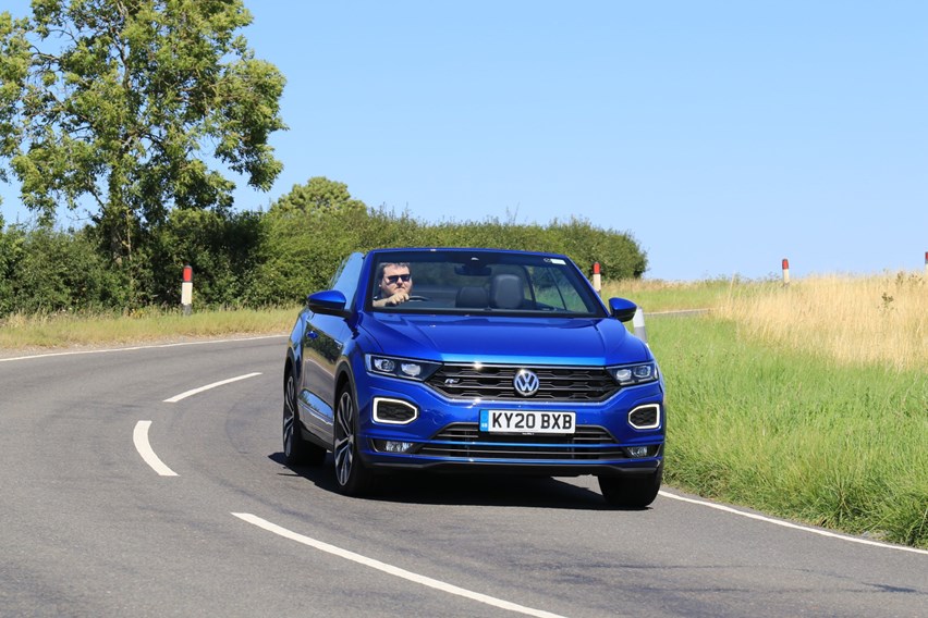 Volkswagen T-Roc Cabriolet (2025) boot space & practicality