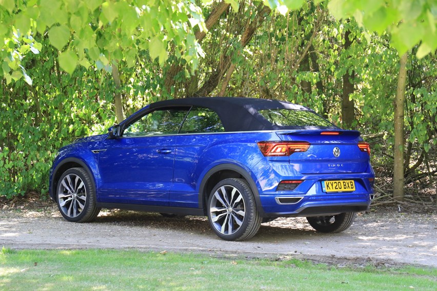 Volkswagen T-Roc Cabriolet (2025) boot space & practicality