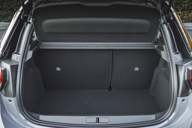 Vauxhall Corsa Electric (2024) boot space & practicality