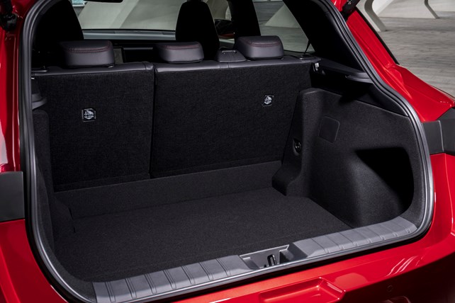 Lexus LBX (2025) boot space & practicality