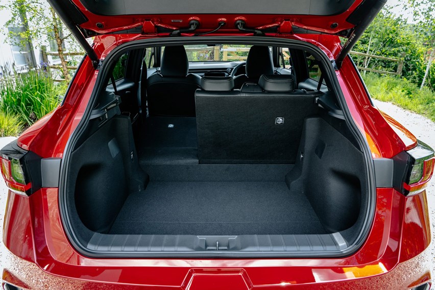 Lexus LBX (2025) boot space & practicality
