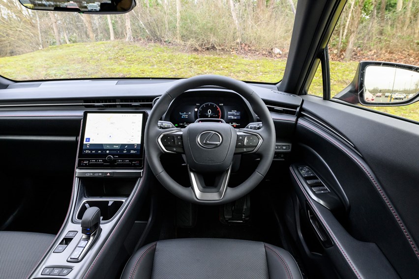 Lexus LBX (2025) interior