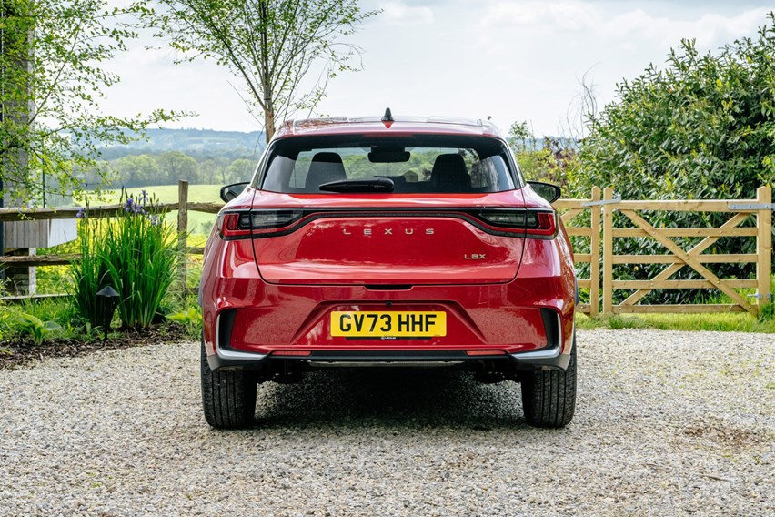 Lexus LBX (2025) boot space & practicality