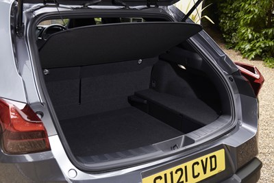 Lexus UX (2025) boot space & practicality