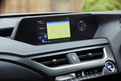 Lexus UX (2025) boot space & practicality