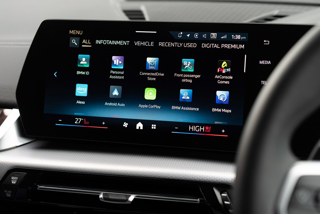 BMW iX2 (2025) boot space & practicality