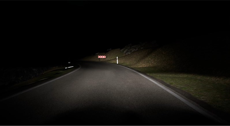 How the headlights on a car can keep you safe in winter