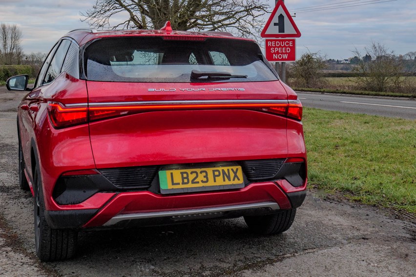 BYD Atto 3 (2025) boot space & practicality