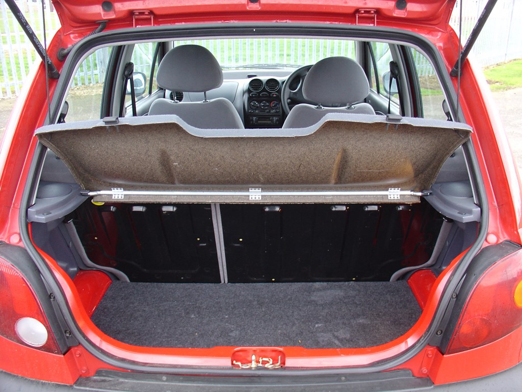 Used Daewoo Matiz Hatchback (1998 - 2005) boot space & practicality