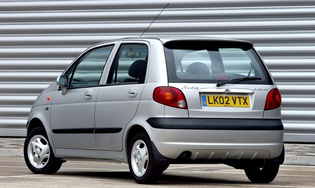 Used Daewoo Matiz Hatchback (1998 - 2005) boot space & practicality