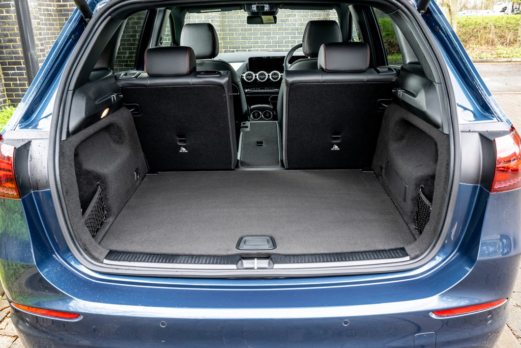 Mercedes-Benz B-Class (2025) boot space & practicality