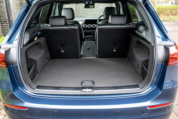 Mercedes-Benz B-Class (2025) boot space & practicality