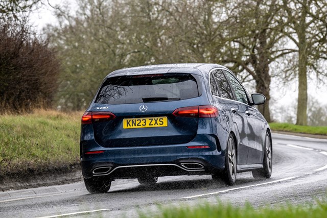 Mercedes-Benz B-Class (2025) boot space & practicality