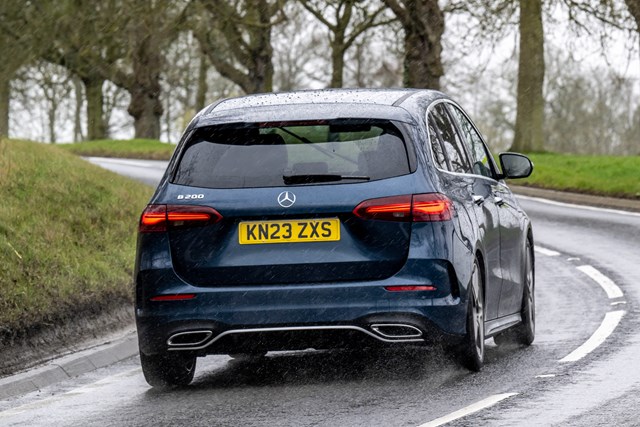Mercedes-Benz B-Class (2025) boot space & practicality
