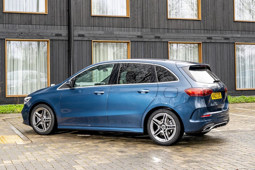 Mercedes-Benz B-Class (2025) boot space & practicality