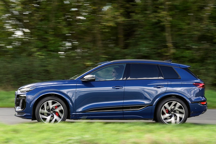 Audi Q6 e-tron (2025) boot space & practicality