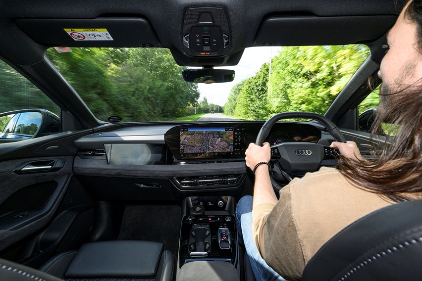 Audi Q6 e-tron (2025) boot space & practicality