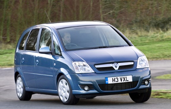 Used Vauxhall Meriva Estate (2003 - 2010) boot space & practicality