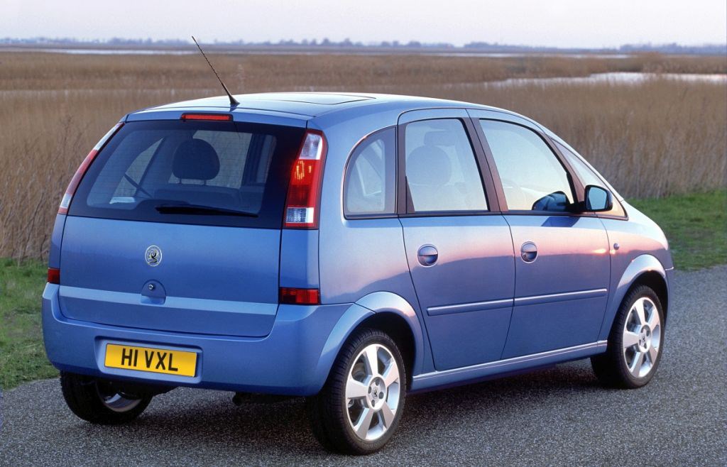Used Vauxhall Meriva Estate (2003 - 2010) boot space & practicality