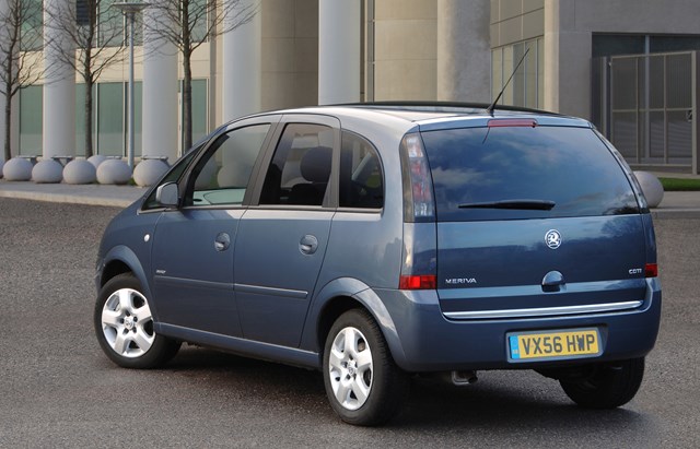 Used Vauxhall Meriva Estate (2003 - 2010) boot space & practicality